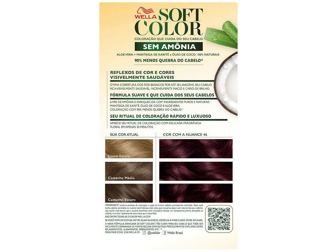 Tinta de Cabelo Soft Color 46 Borgonha