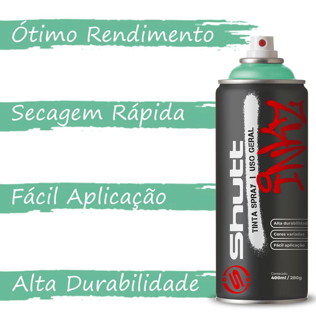 Tinta Spray Verde Claro para Uso Geral em Metal Madeira Gesso Cerâmica ...