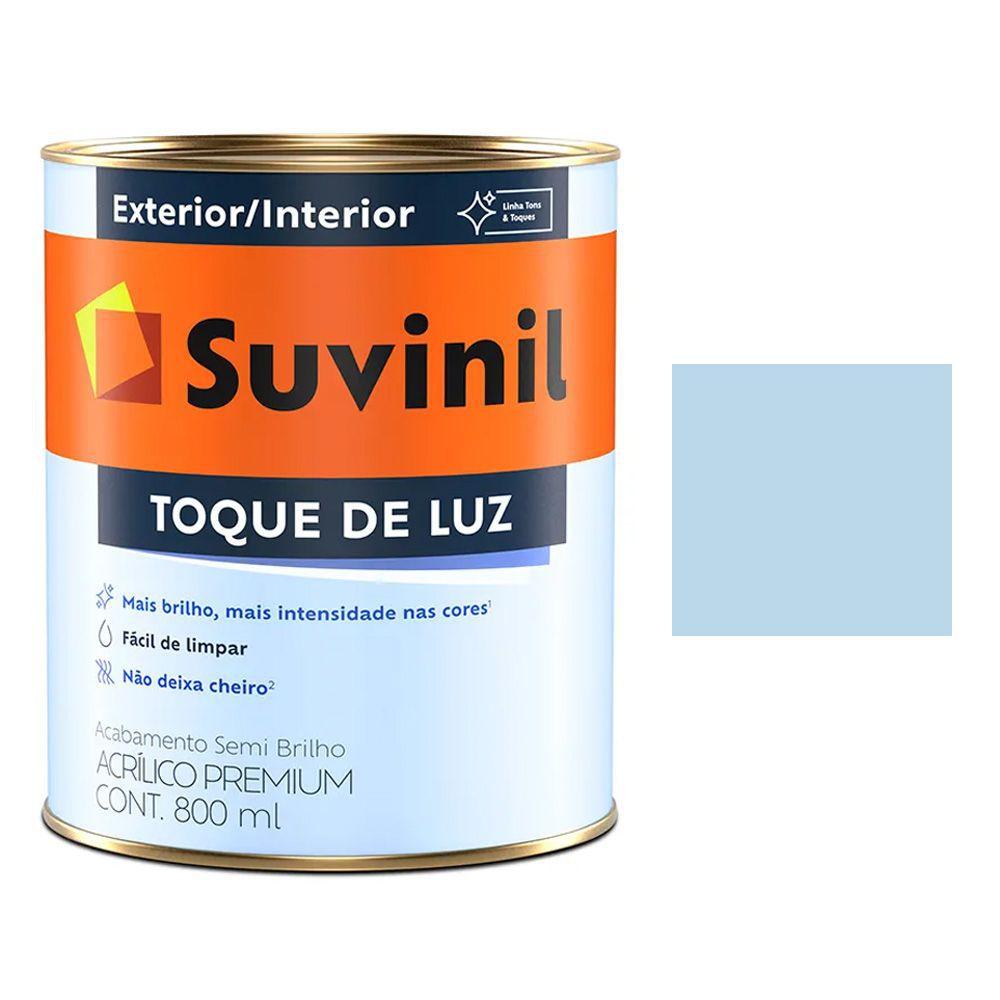 Tinta Suvinil Premium Acrilico Azul Bebê Semi Brilho 900 Ml - Tinta ...