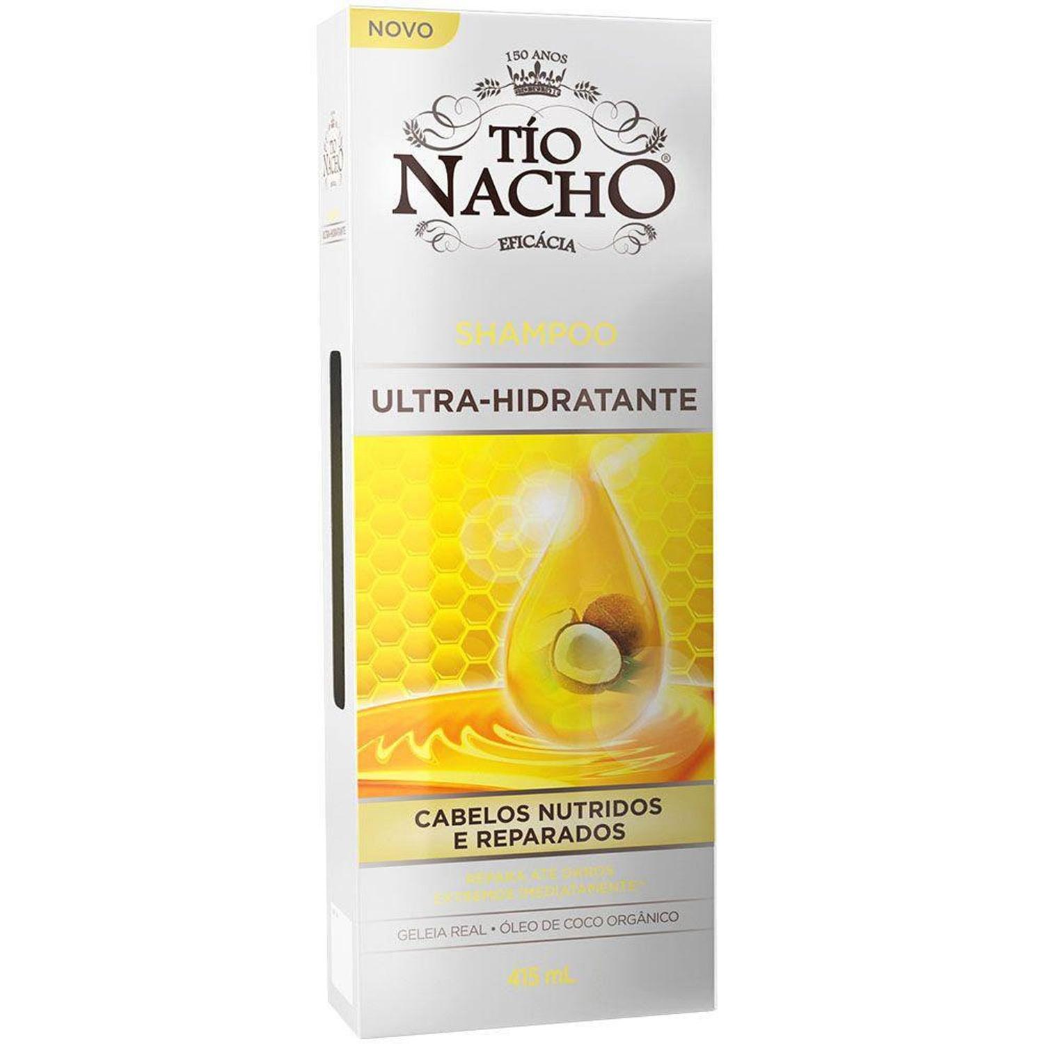 Tío Nacho Shampoo Ultra-hidratante Óleo de Coco 415mL - Tio Nacho ...