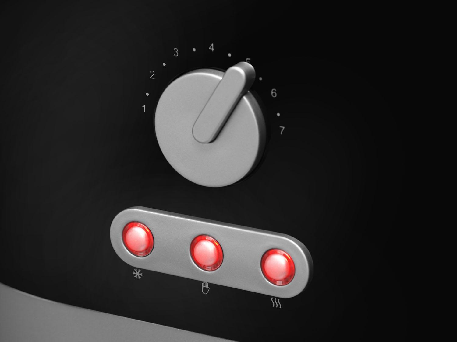 Torradeira Electrolux TOE11 Preta 7 Níveis de Tostagem