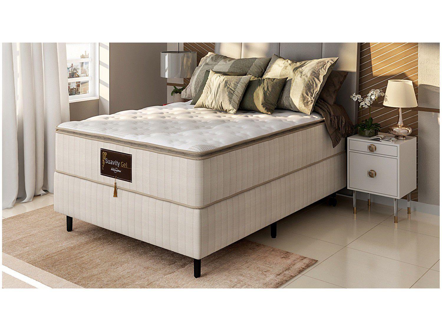 Colchão de Casal Mola Ensacada 34cm de Alt. - Suavity Gel Americanflex ...