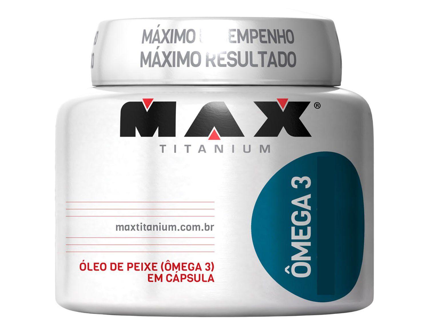 Ômega 3 90 Cápsulas Max Titanium