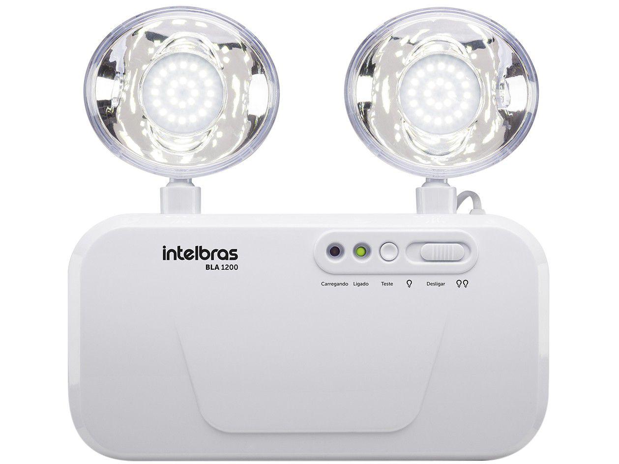 Luminária de Emergência LED 1200 Lumens 2 Faróis Intelbras BLA 1200