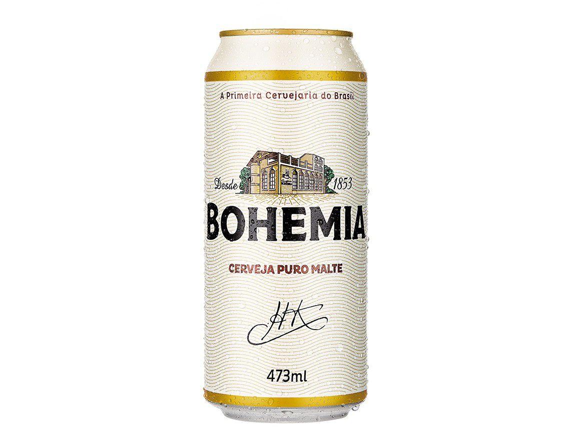 Cerveja Bohemia Puro Malte Lager 473ml 12 Unidades