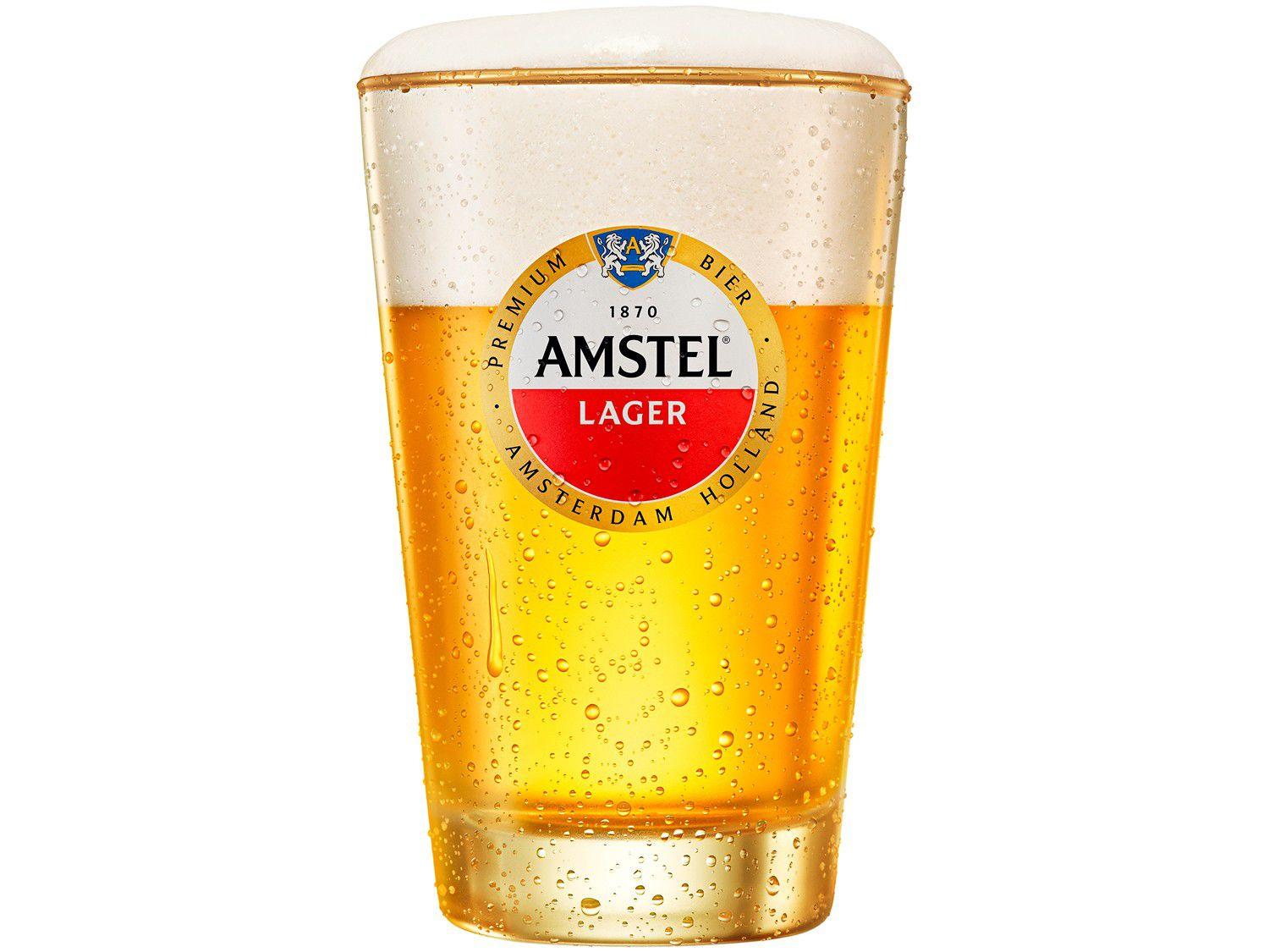 Cerveja Amstel Pilsen Lager 12 Unidades Lata 473ml