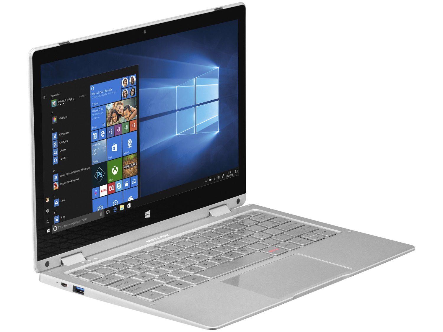 Notebook 2 em 1 Multilaser M11W Prime PC301 Intel Pentium 4GB 64GB SSD ...