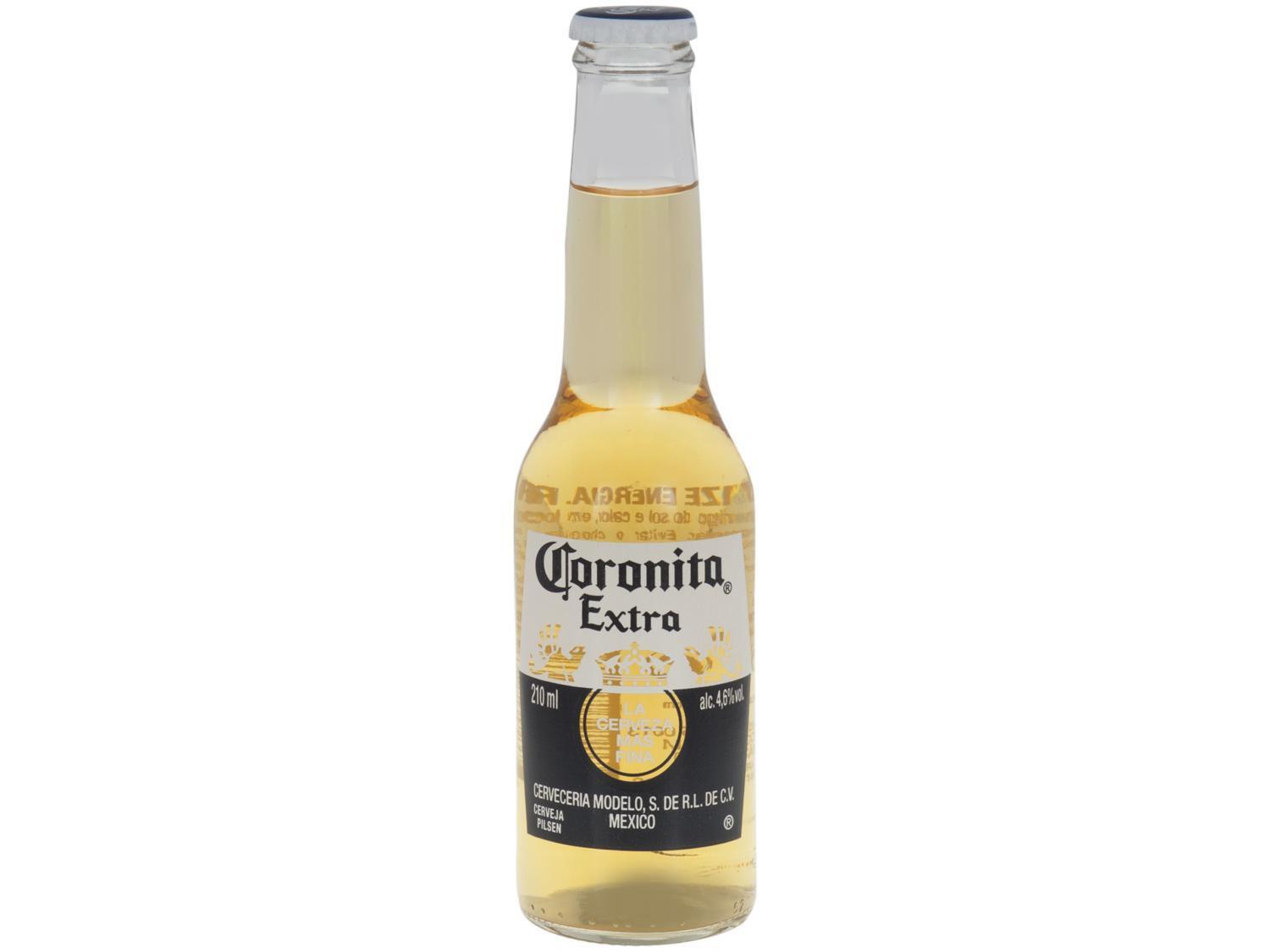 Cerveja Corona Coronita Extra Lager 6 Unidades - 210ml - Shopping Smiles