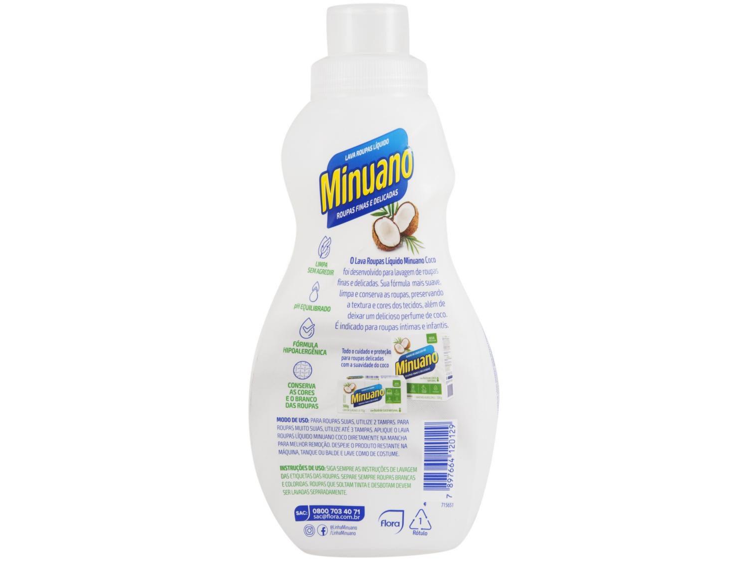 Sabão Líquido Minuano Coco 500ml - Shopping Smiles