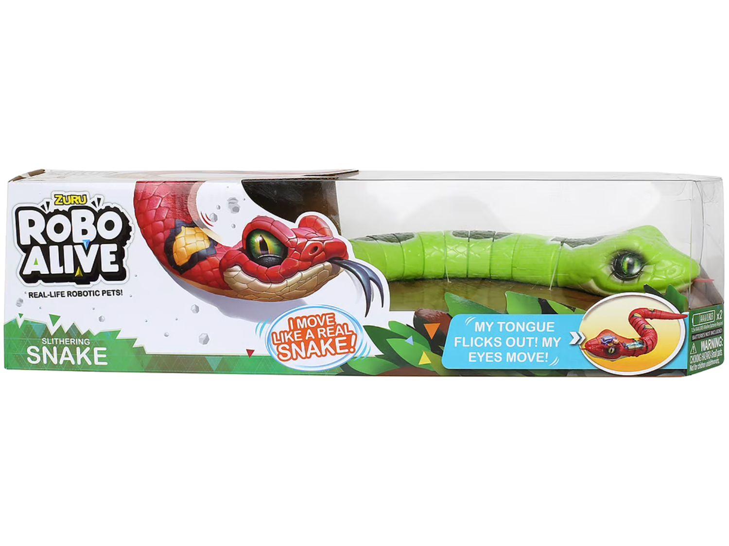 Robô Alive Cobra Verde Candide