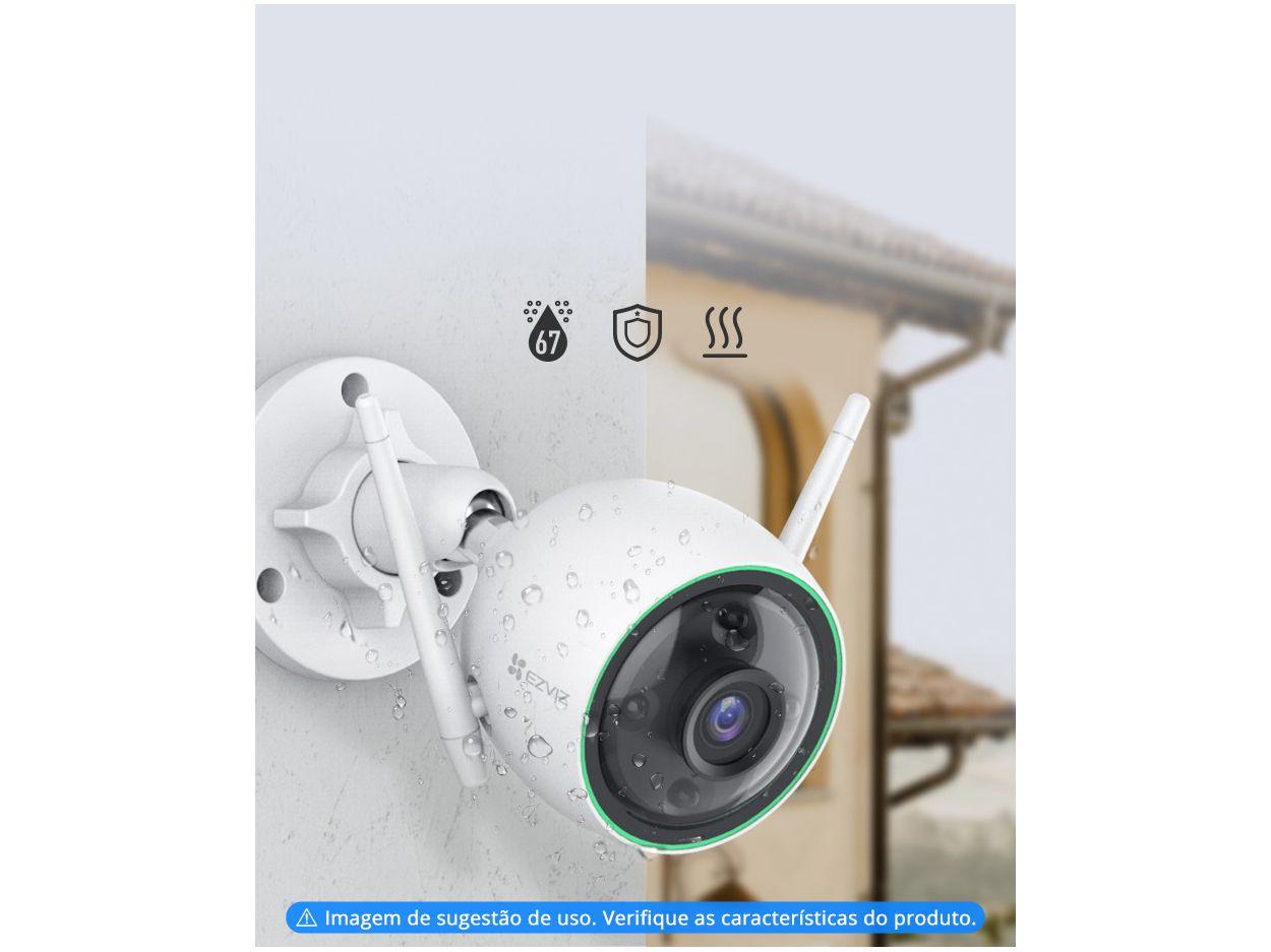 Câmera de Segurança Inteligente Wi-Fi EZVIZ IP Full HD Interna Visão ...