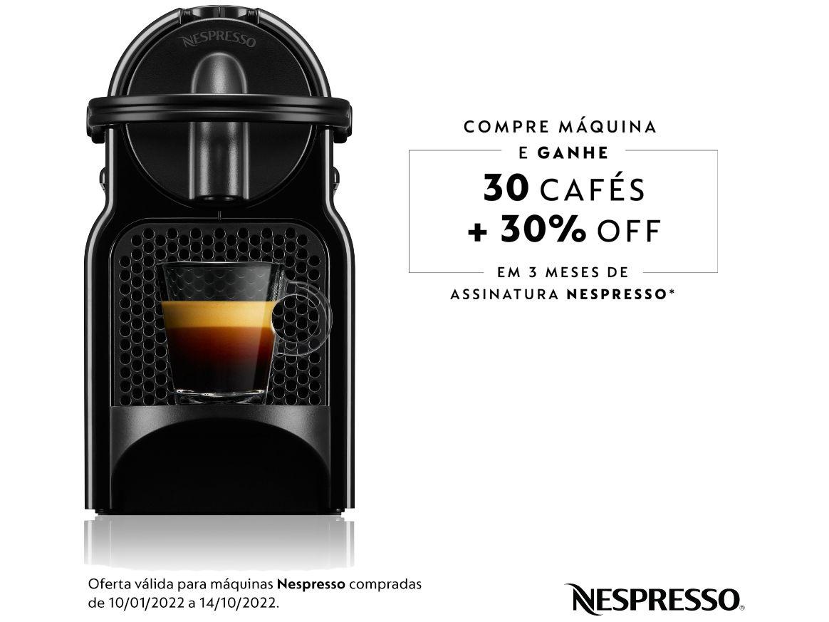 Cafeteira Nespresso Inissia D40 Preta