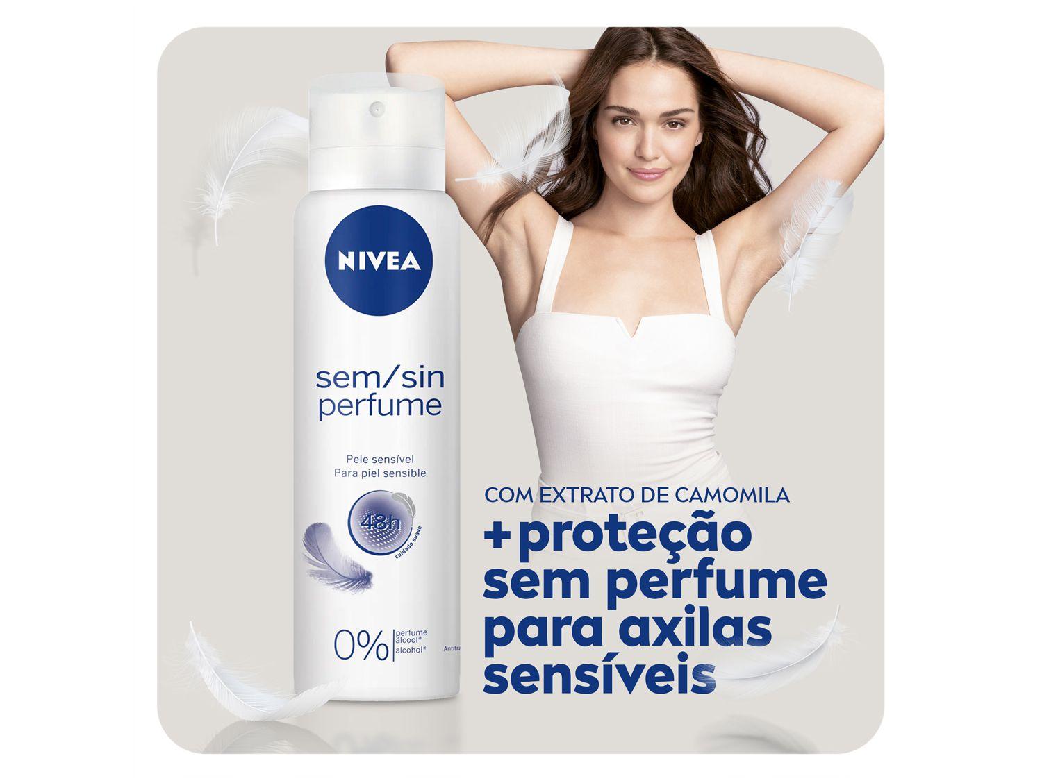 Kit Desodorante Antitranspirante Aerossol Nivea 48 Horas Sem Perfume ... Kit Desodorante Antitranspirante Aerossol Nivea 48 Horas Sem Perfume ...