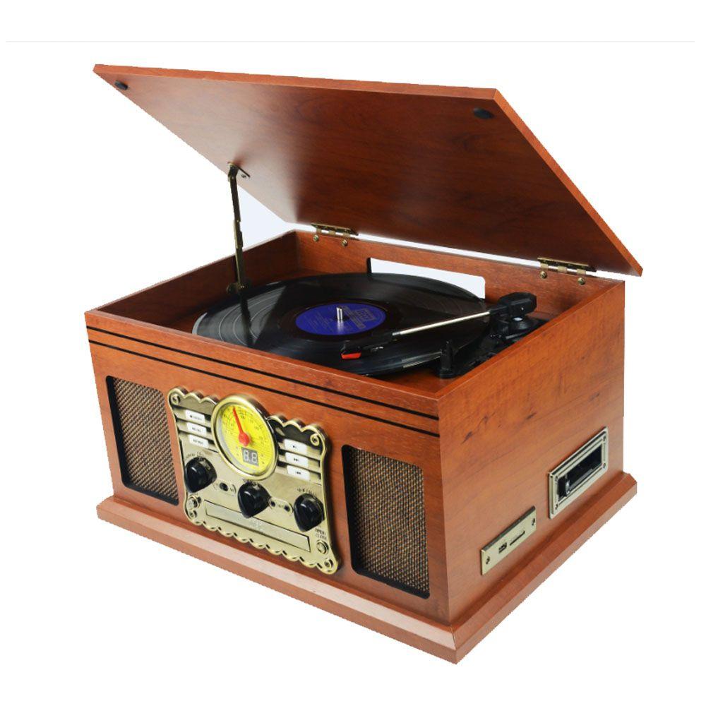 Toca-Discos Vinil Retrô Phoenix 48.046 Classic - Vitrola e Toca-Disco ...