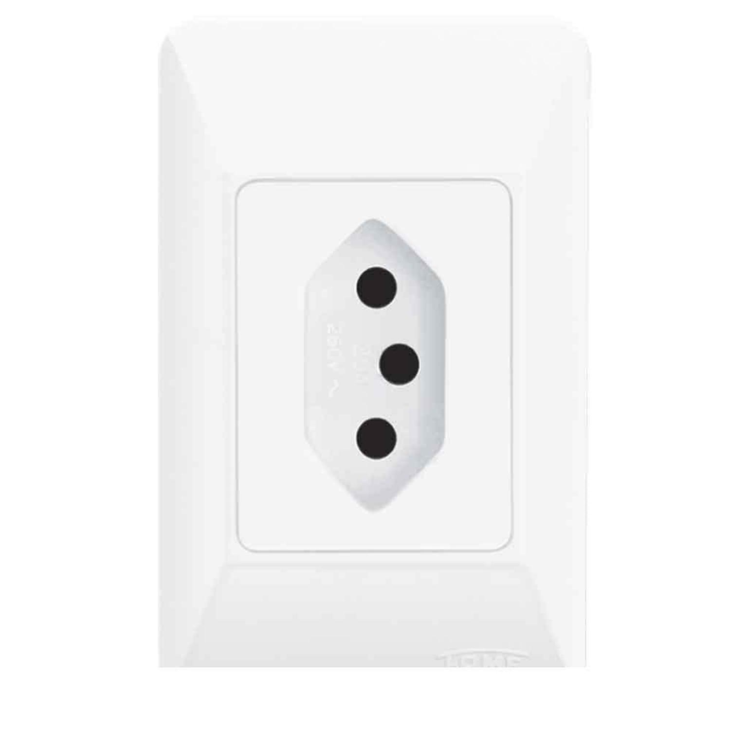 Tomada 10A 250V sistema externo Fame - Tomadas - Magazine Luiza