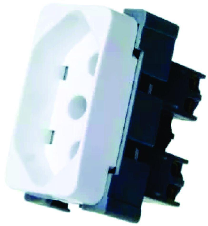 Tomada Dupla 20a 2p+t 4x2 Branca Vermelha 250v - 6 Unidades - MarGirius - Tomadas - Magazine Luiza