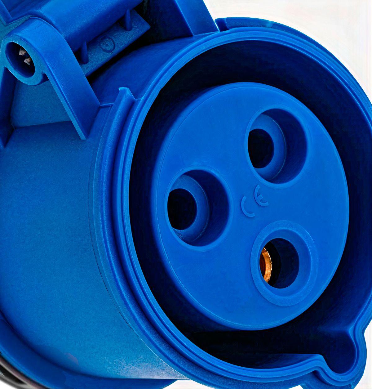 Tomada Industrial 16A carregador carro elétrico 2p+t EVOITS - Decorium ...