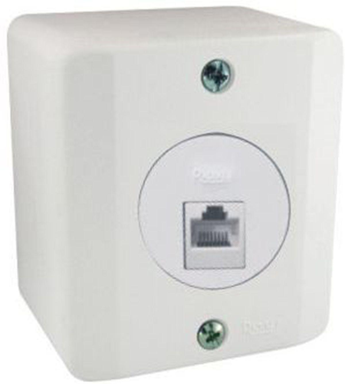 Tomada Para Rede De Internet Rj 45 Sistema X Branco Radial - Tomadas ...