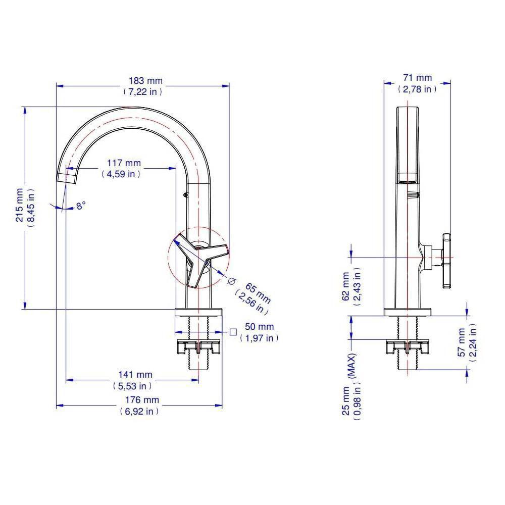 Torneira Lavatório Mesa Docol City Quadrada - Torneira e Misturador de ...