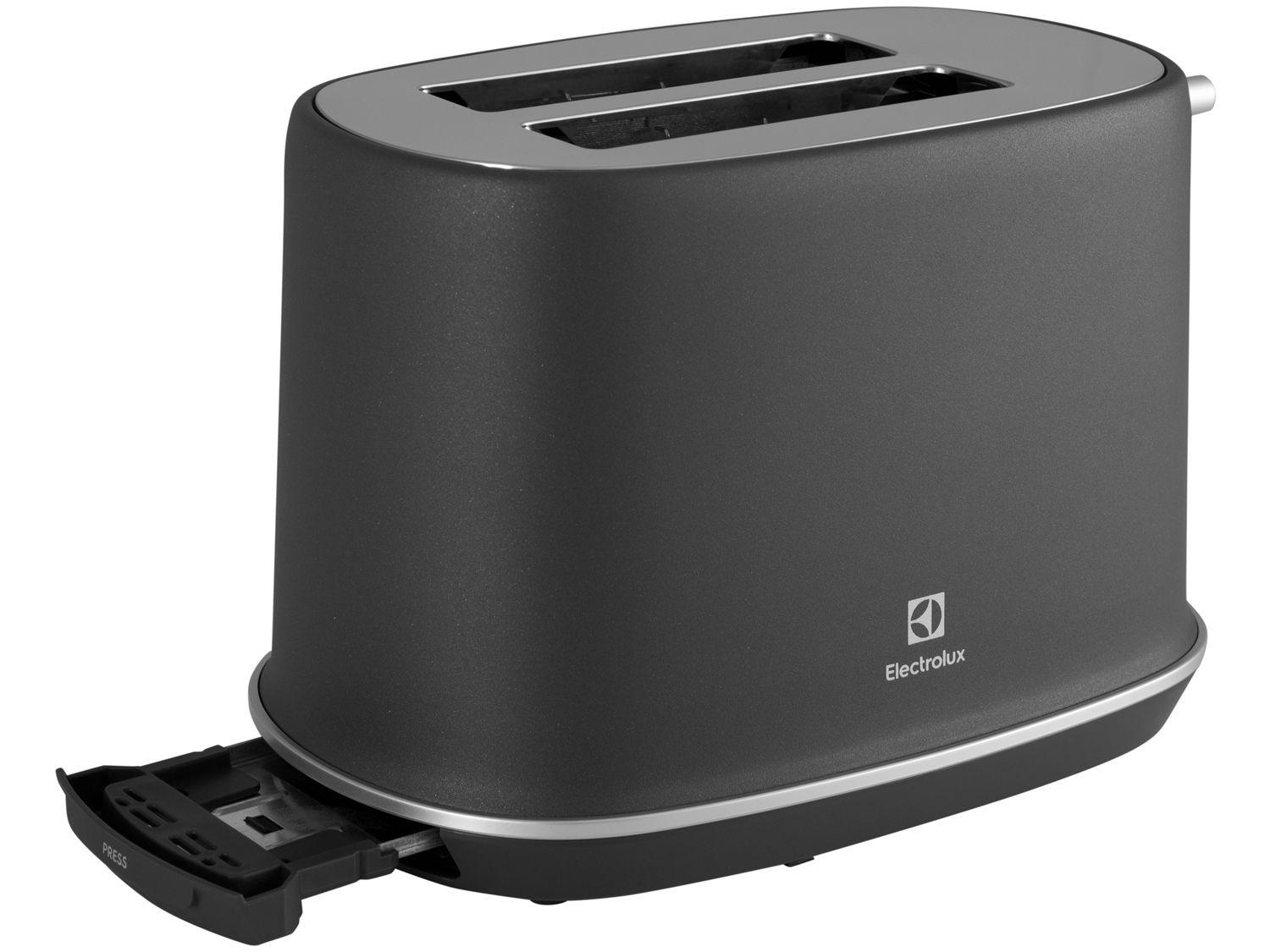 Torradeira Electrolux Expert TOP70 2 Fatias 7 Níveis de Tostagem Inox ...