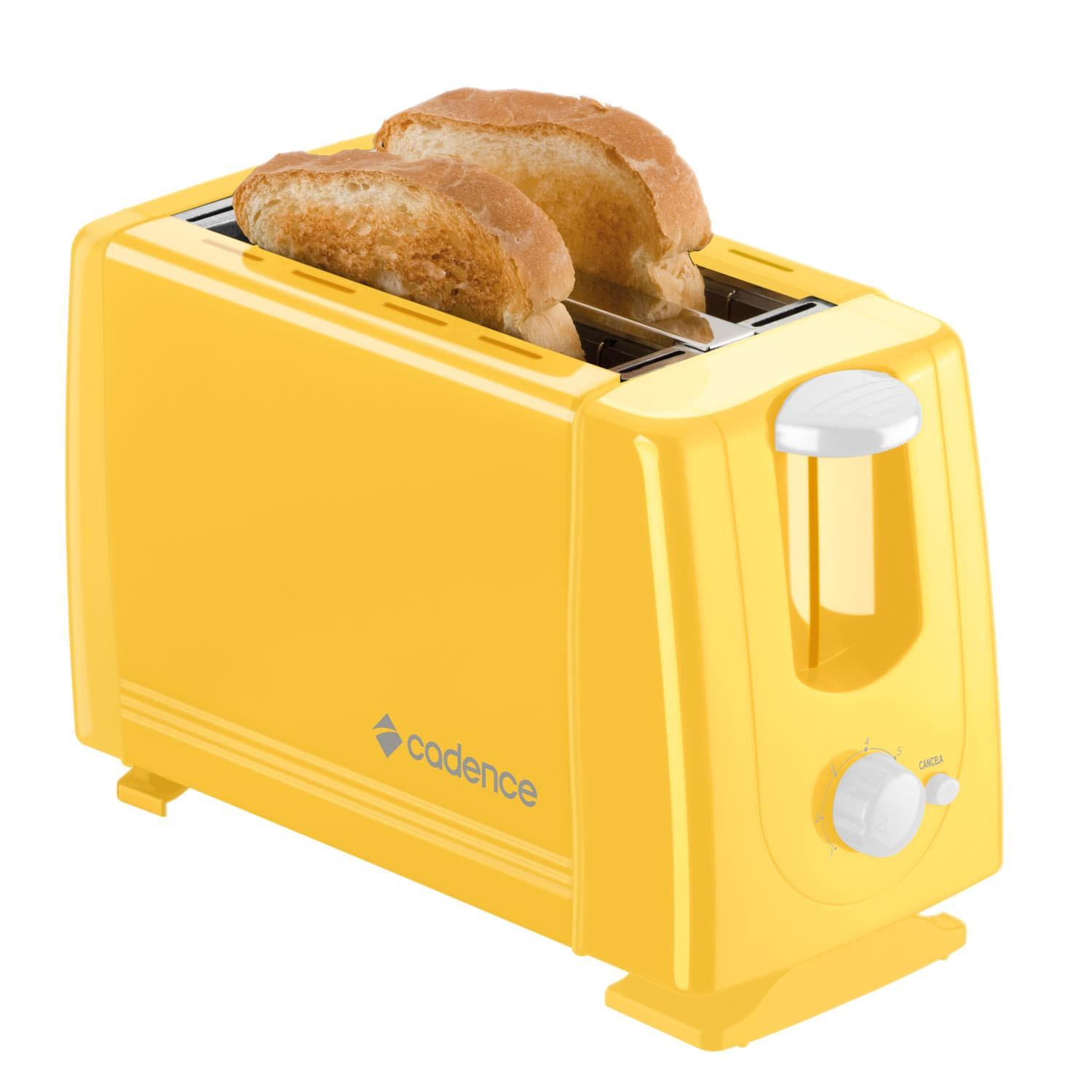 Torradeira Elétrica Cadence Amarela - Torradeira - Magazine Luiza