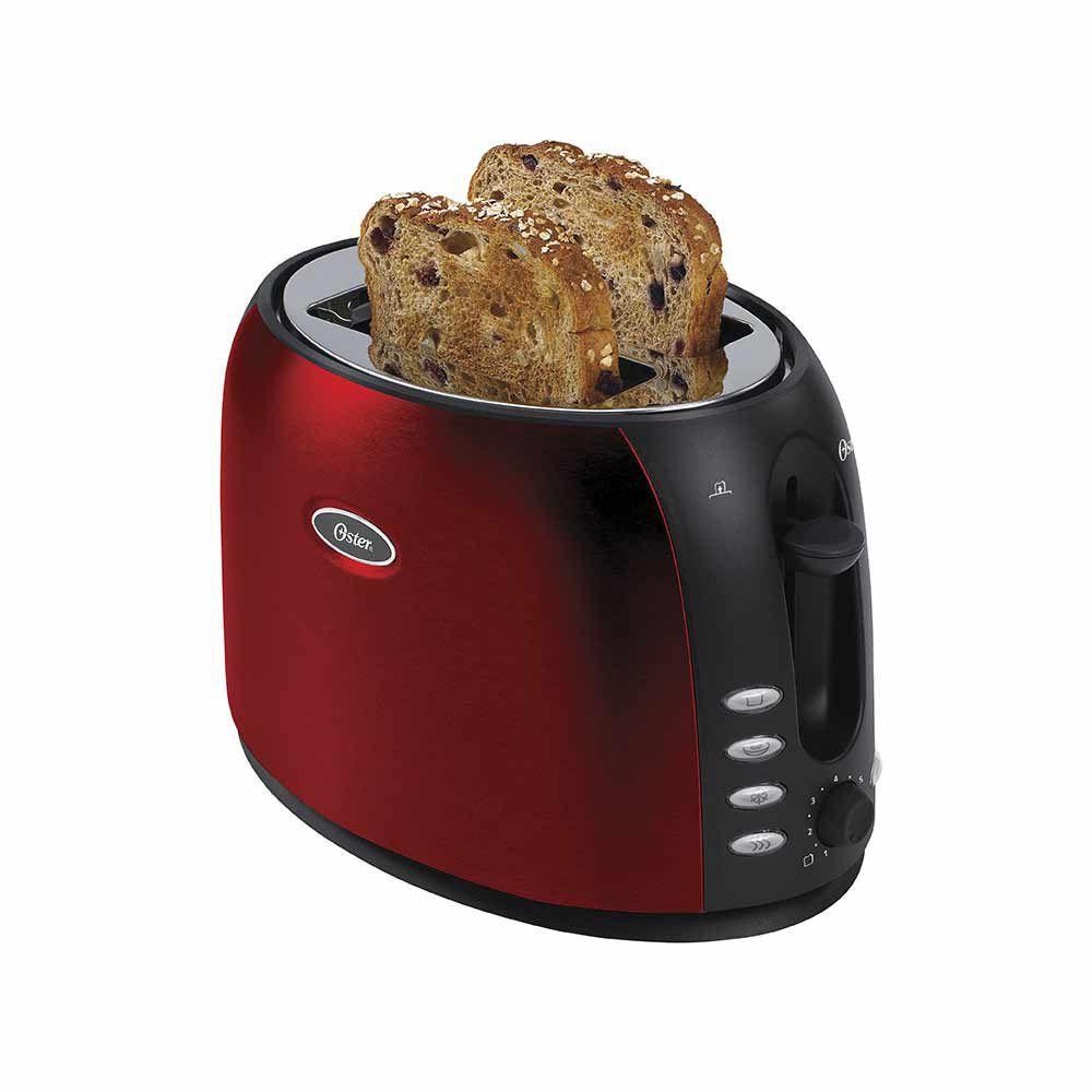 Torradeira Oster Chrome Vermelha Inox - 800w 220v - Torradeira ...