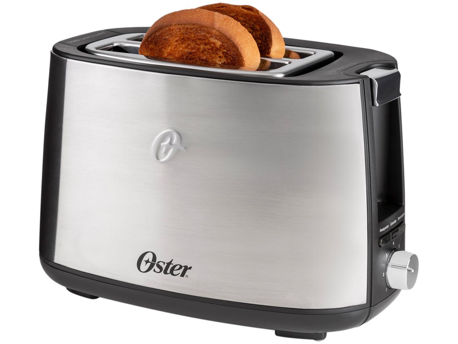 Torradeira Oster Simple Life 7 Níveis de Tostagem Inox