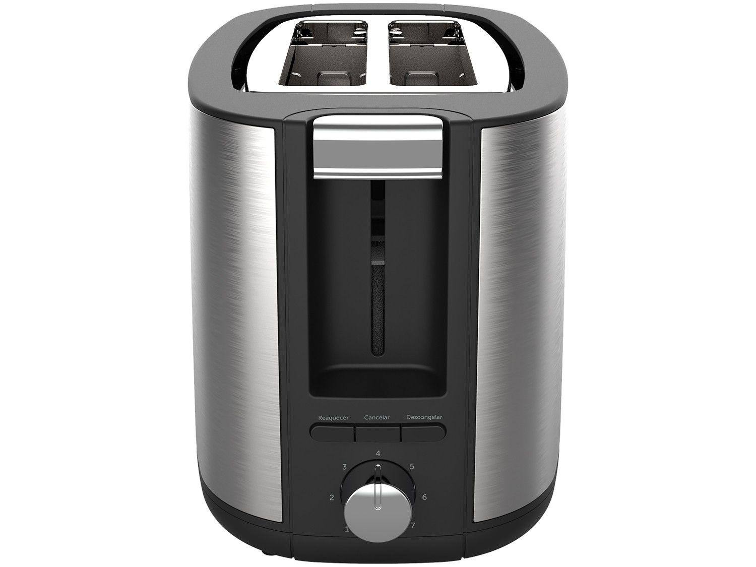 Torradeira Oster Simple Life 7 Níveis de Tostagem Inox