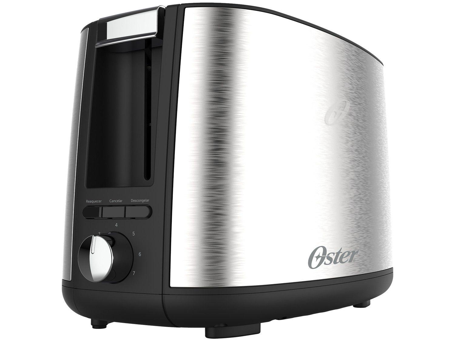 Torradeira Oster Simple Life 7 Níveis de Tostagem Inox