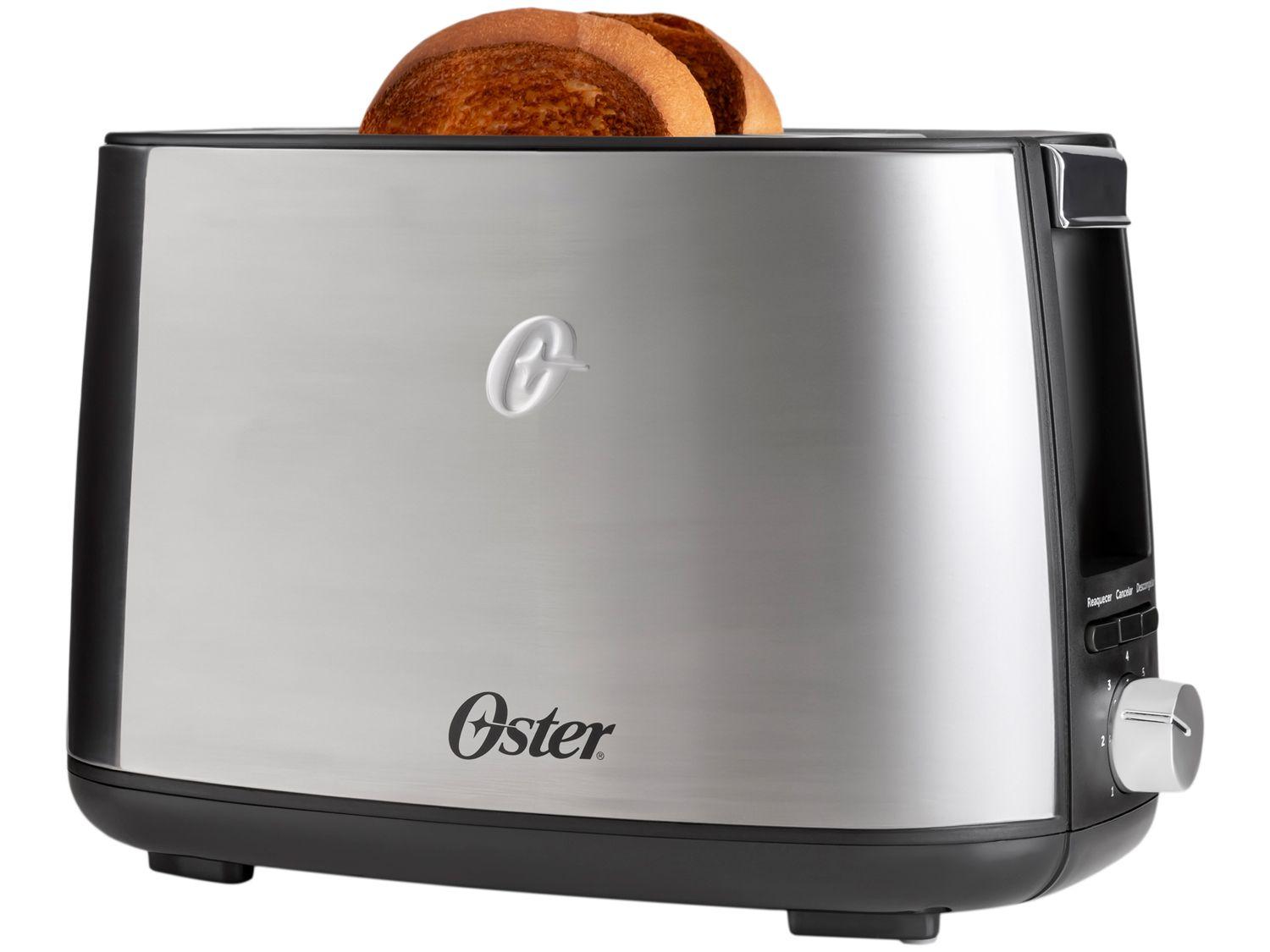Torradeira Oster Simple Life 7 Níveis de Tostagem Inox