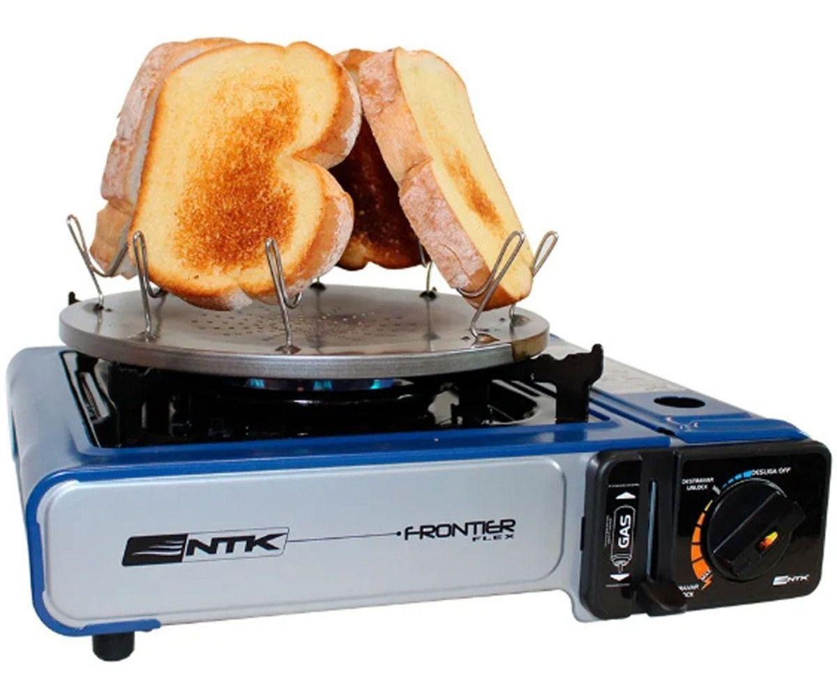 Torradeira Portátil Inox Nautika Camper Para Fogareiro Fogão ...