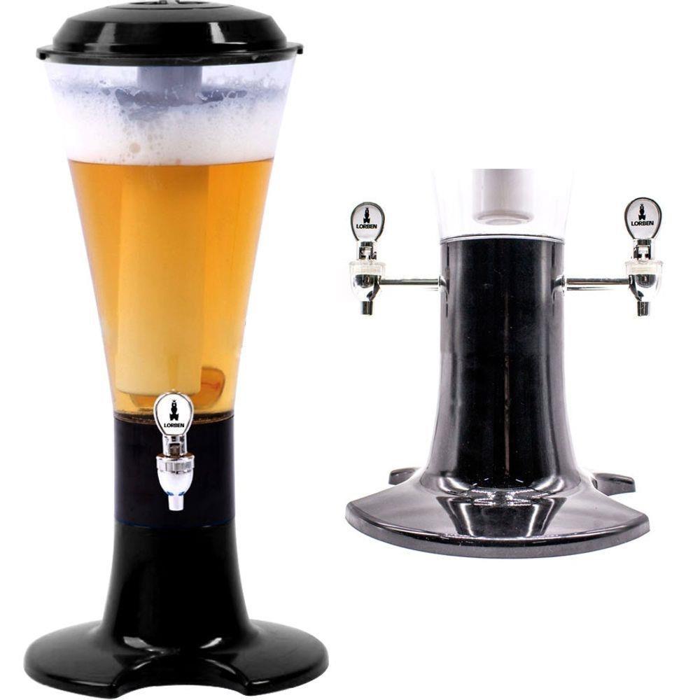 Torre de Chopp duas torneiras 3 litros Com Resfriador GT506 - Lorben ...
