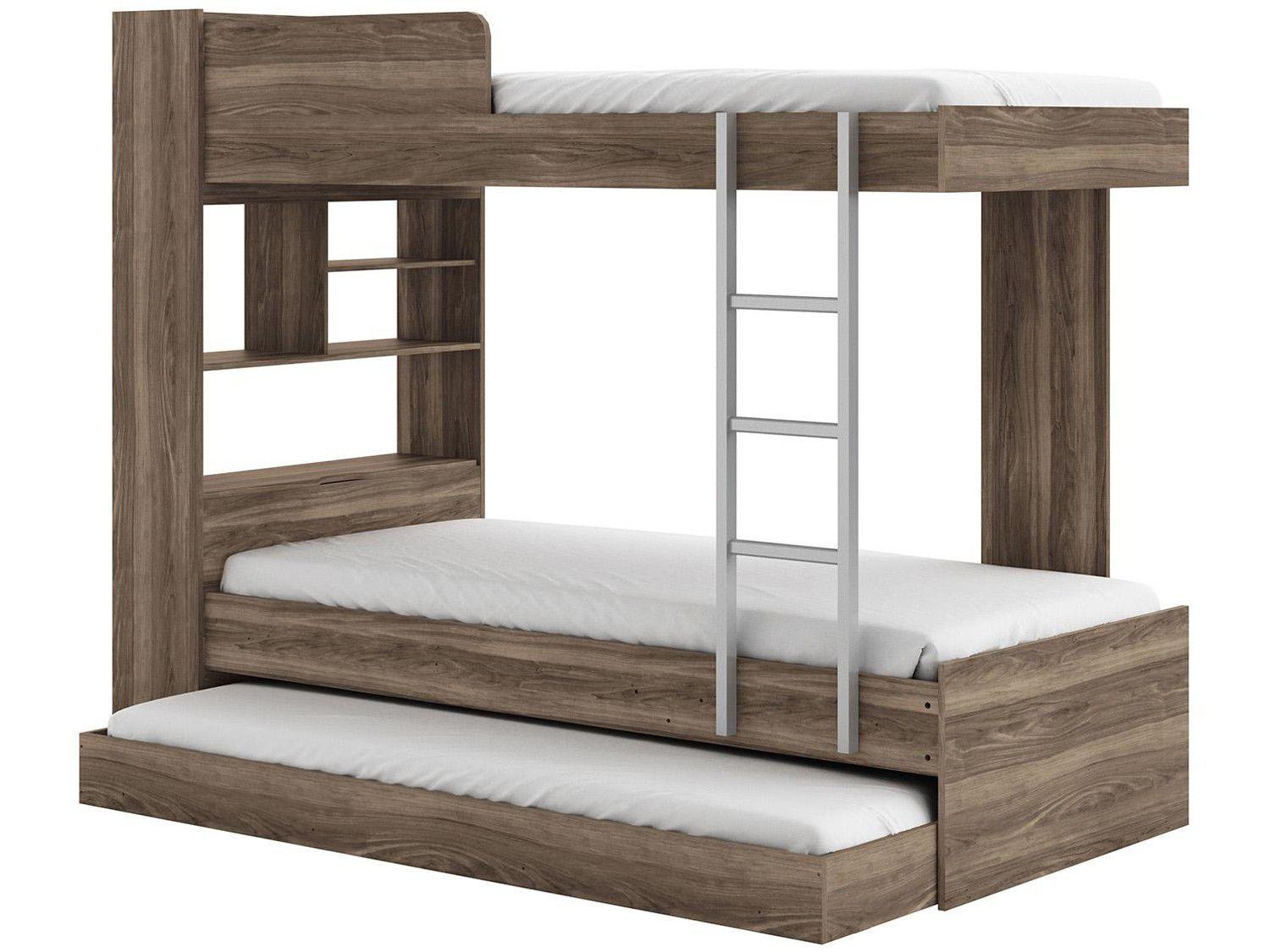Treliche com Cama Auxiliar Santos Andirá - 228222 - Beliche e Treliche ...