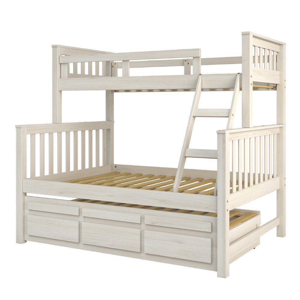 Treliche com Cama de Casal 3 Gavetas Madeira Maciça Saraiva - Beliche e ...