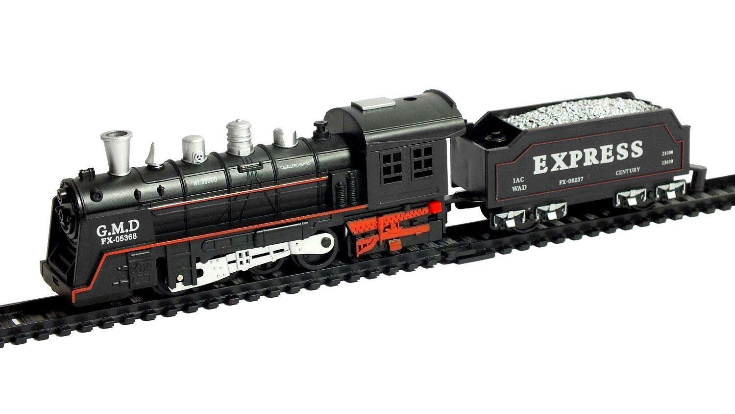 Trem Locomotiva Ferrorama Infantil 4 Vagões - Dm Toys - Autorama e ...