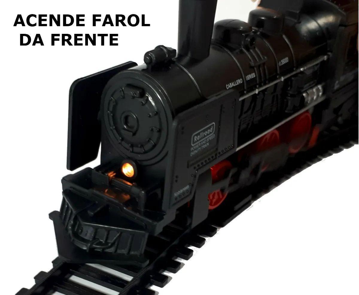 Trenzinho locomotiva 19 peças Real Train A Pilha Zoop Toys - Ferrorama ...