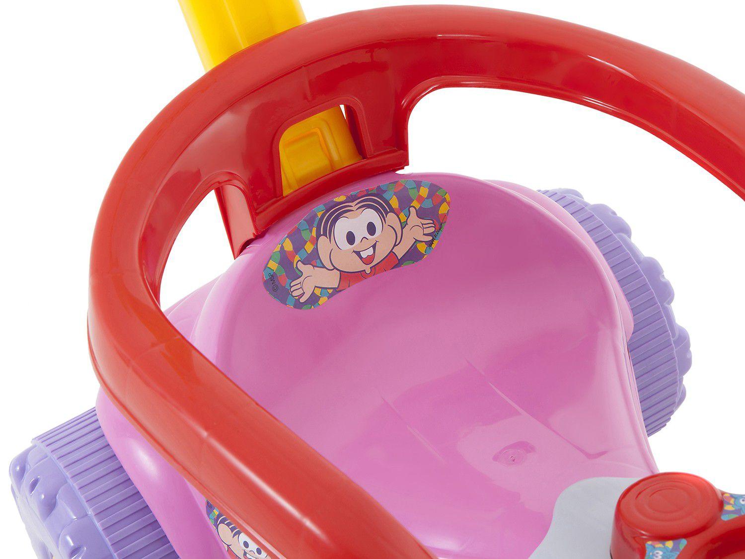 Triciclo Infantil Magic Toys Mônica - Haste Removível - Velotrol e ...