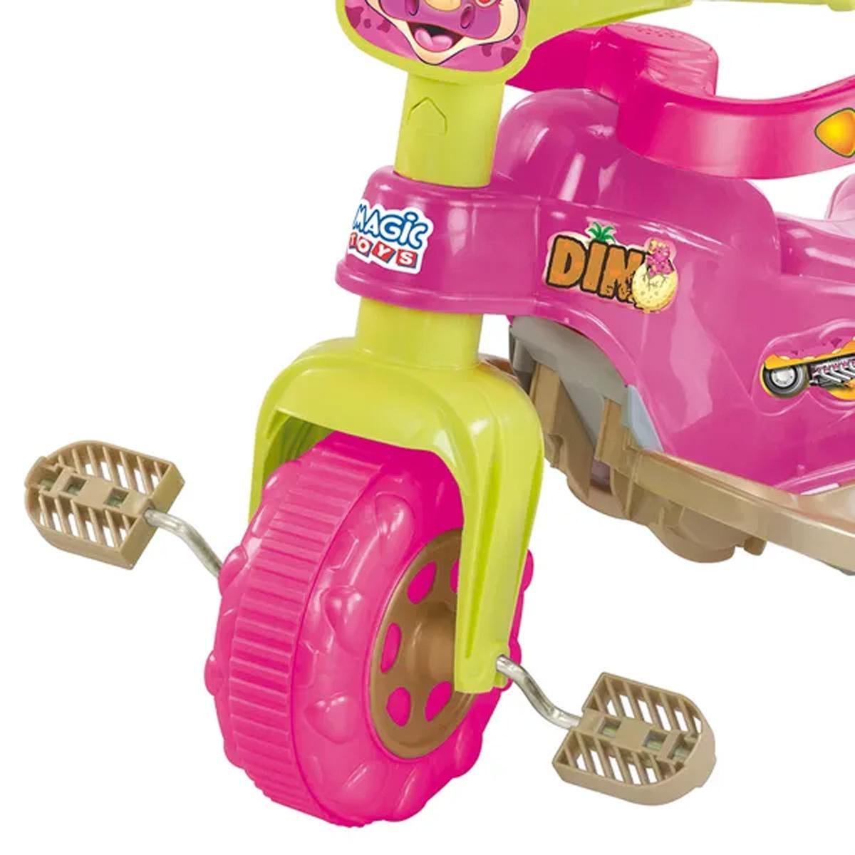 Triciclo infantil tico tico dino pink - MAGIC TOYS - Velotrol e ...