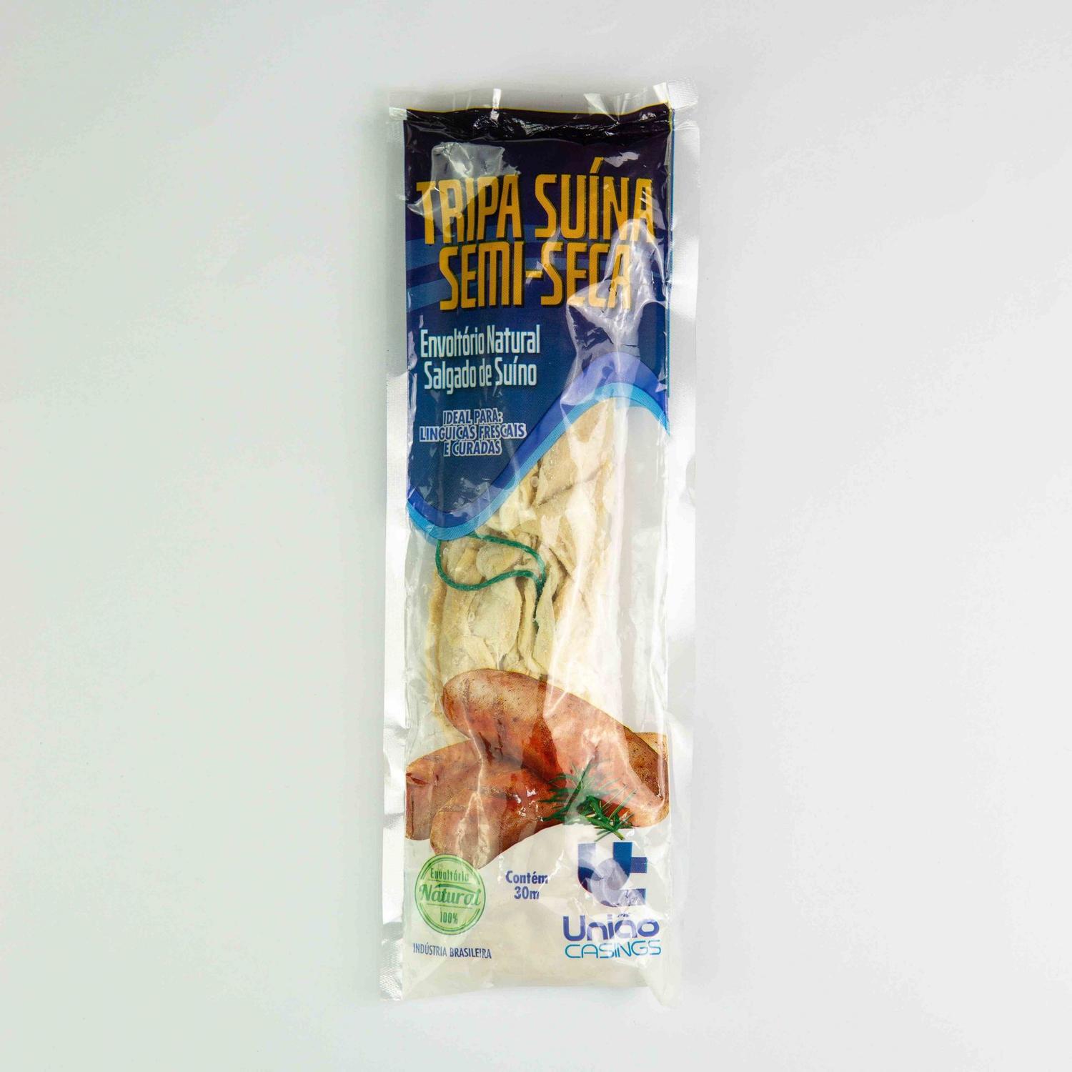 Tripa União Casings Suína Semi Seca 10 metros - Tripa para Embutidos ...