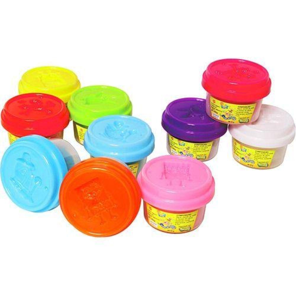 Tubo 10 mini potes sun449 - Sunny - Massinha - Magazine Luiza