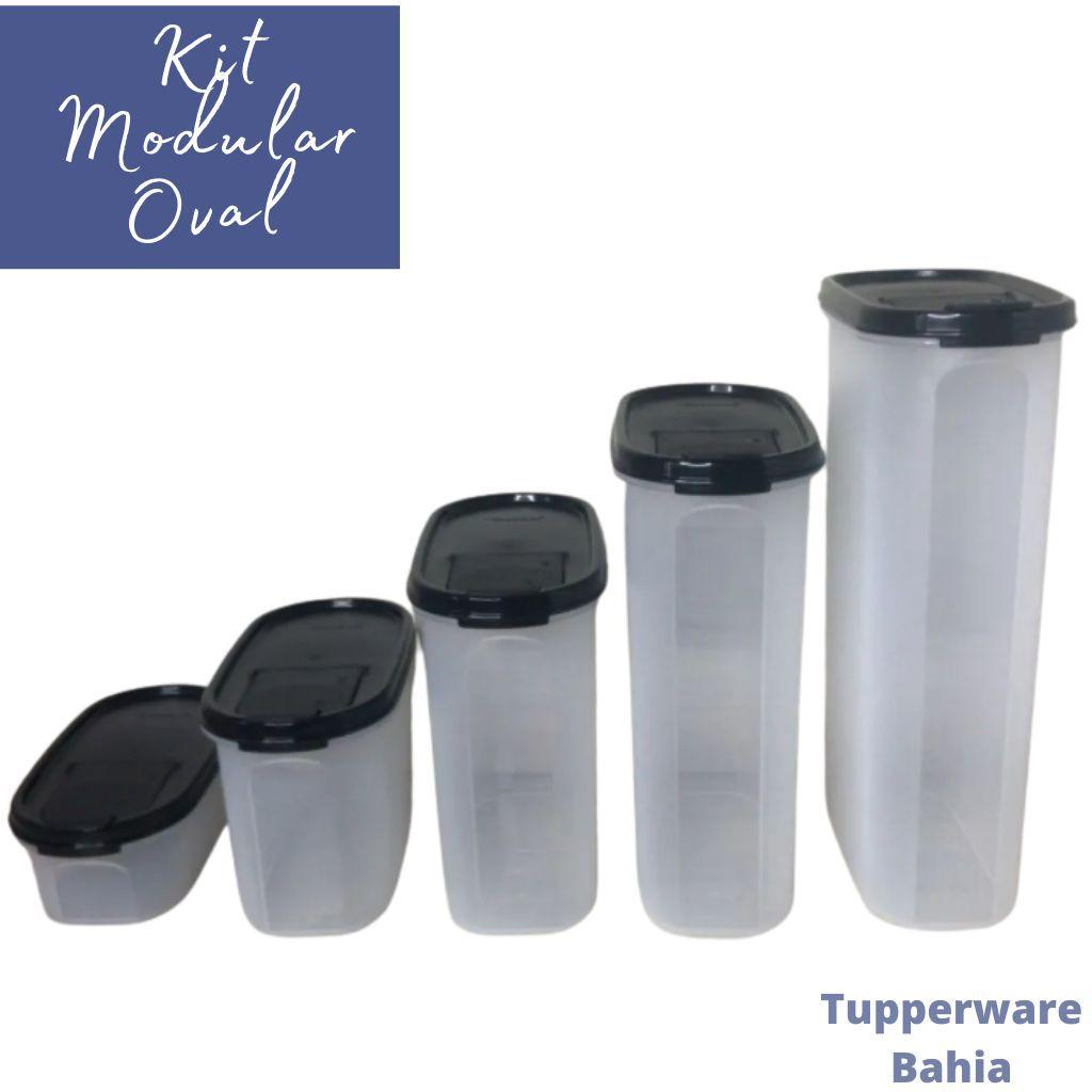 Tupperware Conjunto Modular Dispenser 05 Peças - Pote - Magazine Luiza