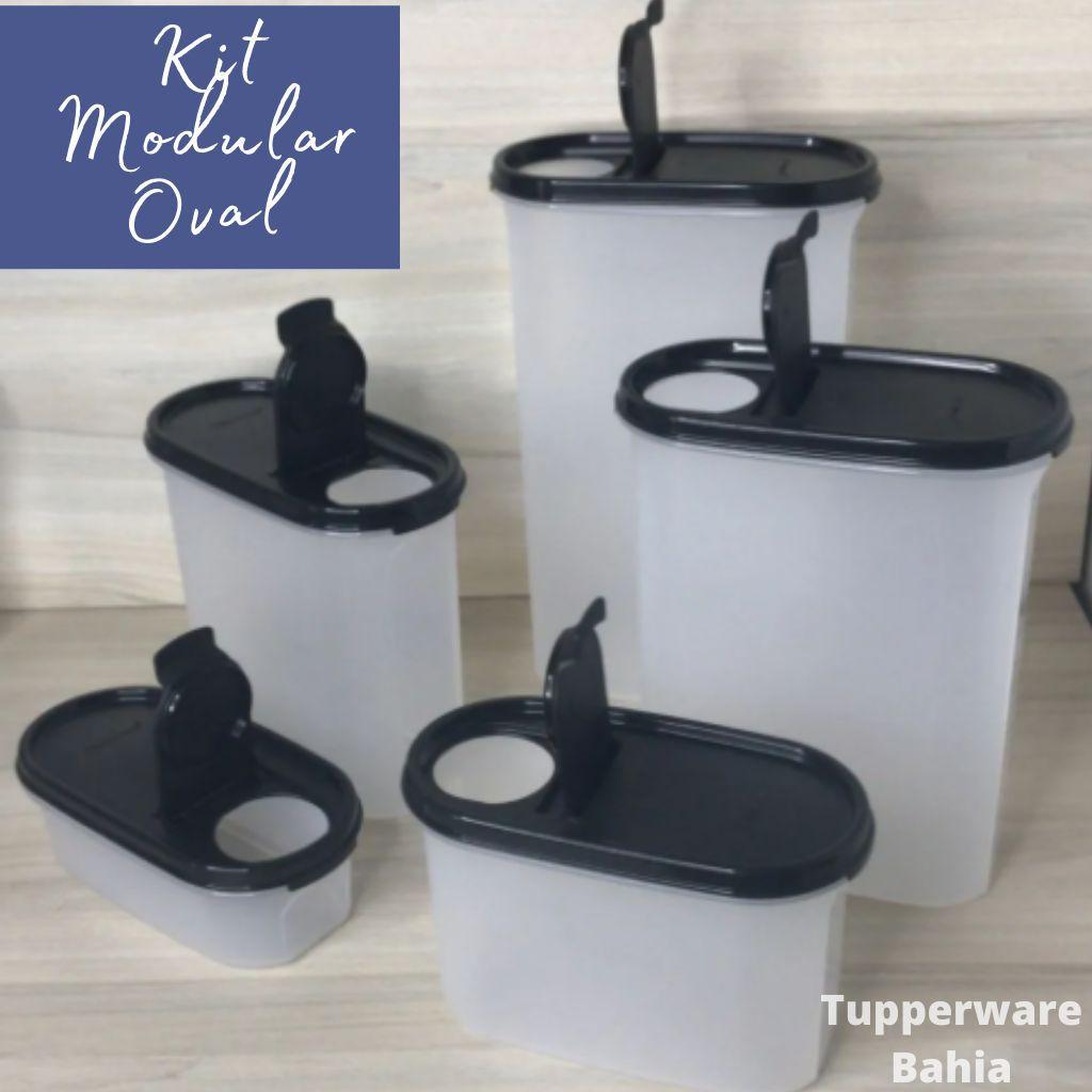 Tupperware Conjunto Modular Dispenser 05 Peças - Pote - Magazine Luiza