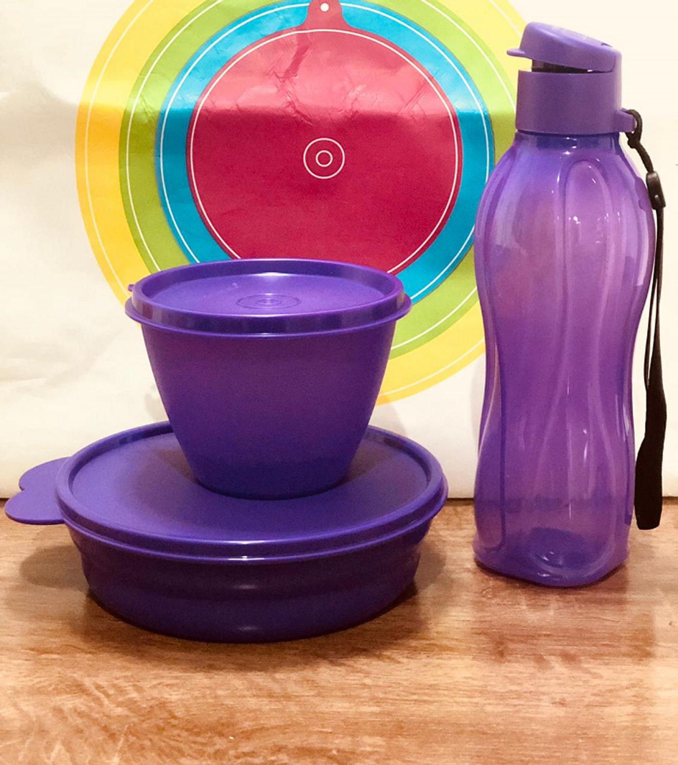 Tupperware Importada Kit Poeme Visual 600ml + Caçulinha 400ml+Eco ...