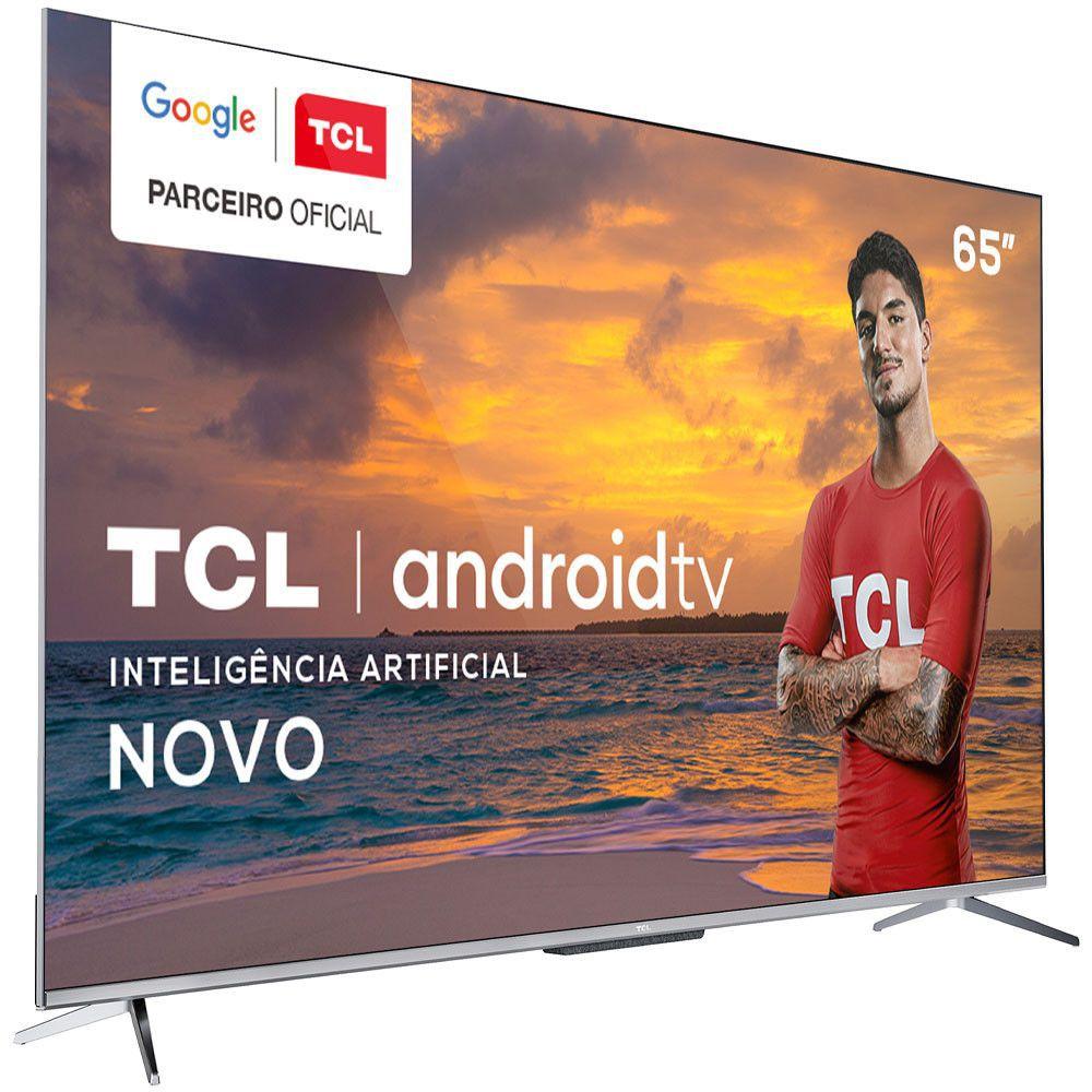 TV 65 Polegadas TCL LED Smart 4k Android Comando de Voz TV 65 Polegadas TCL LED Smart 4k Android Comando de Voz