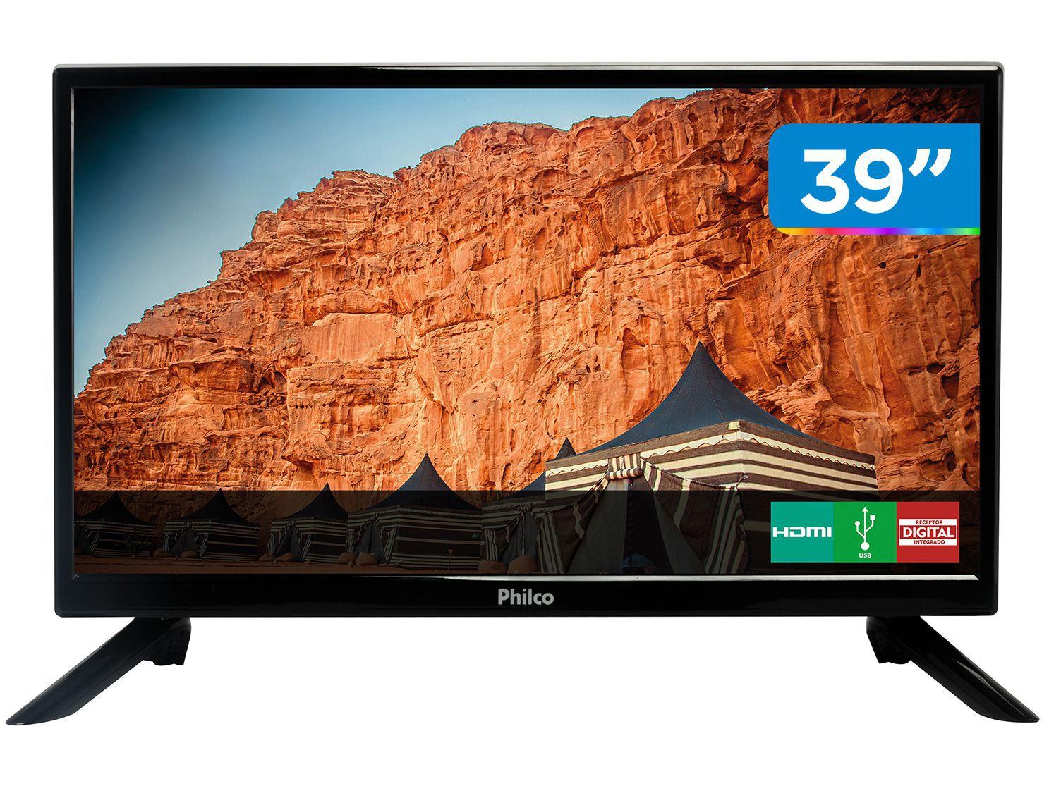 TV LED 39” Philco PTV39F61D - 2 HDMI 1 USB - TVs - Magazine Luiza