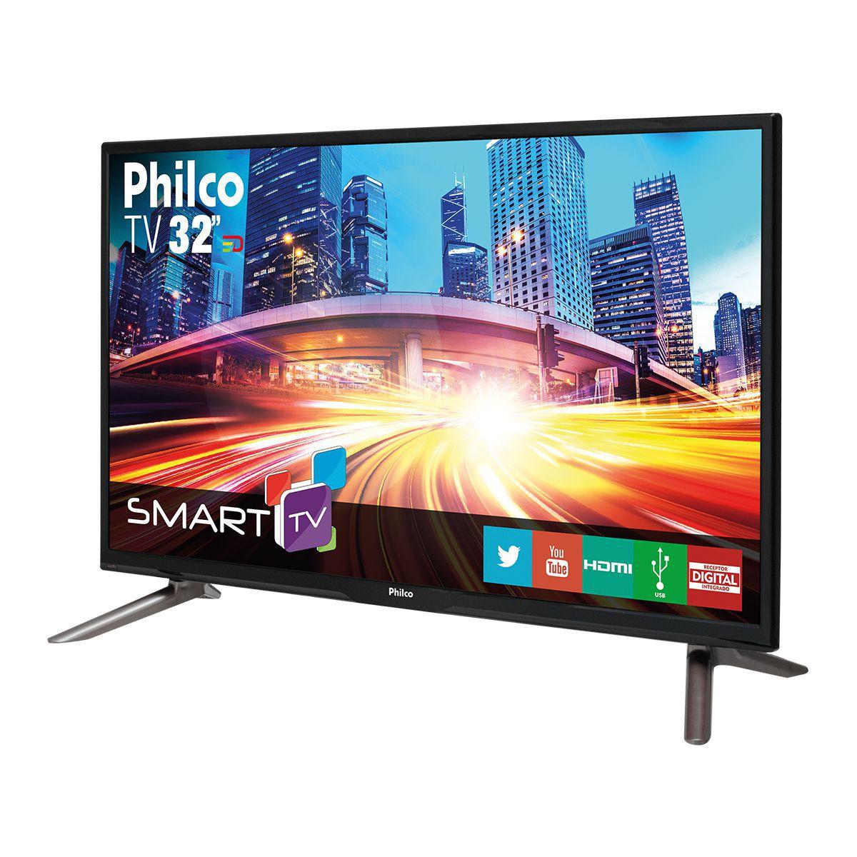 TV Philco Led 32” PH32C10DSGW Smart - Smart TV - Magazine Luiza