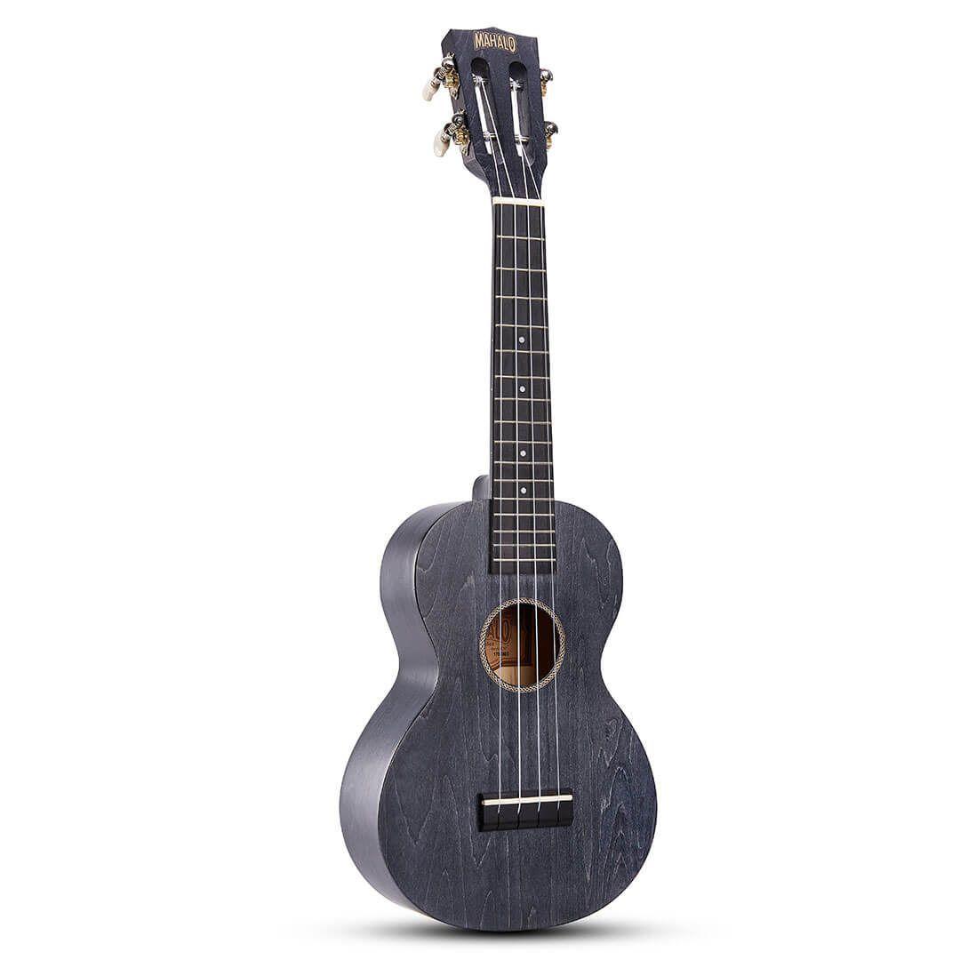 Ukulele Concert Série Island - Preto - Smoke Haze c/ capa - MAHALO ...