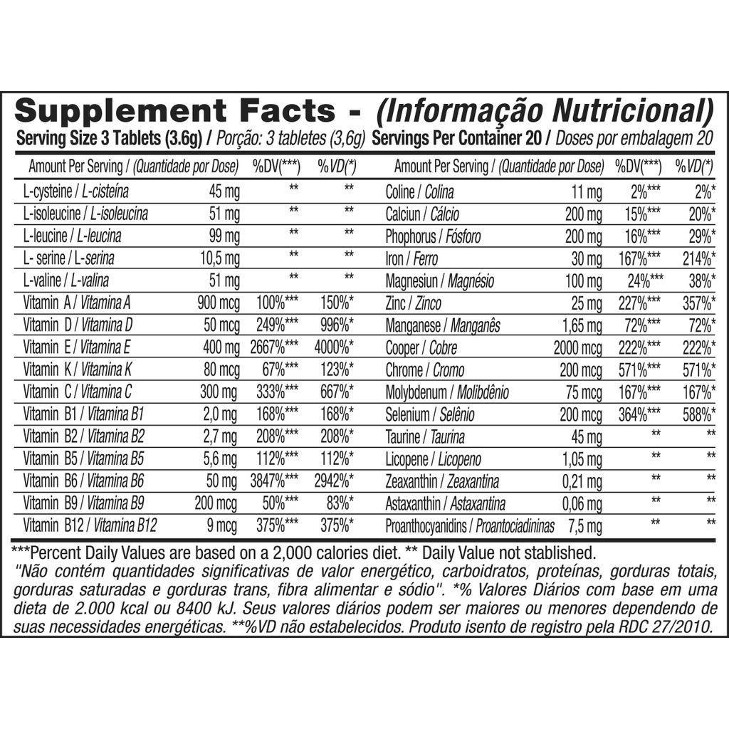 Ultraman 60 Capsulas - Black Skull - Multivitamínico / Polivitamínico ...