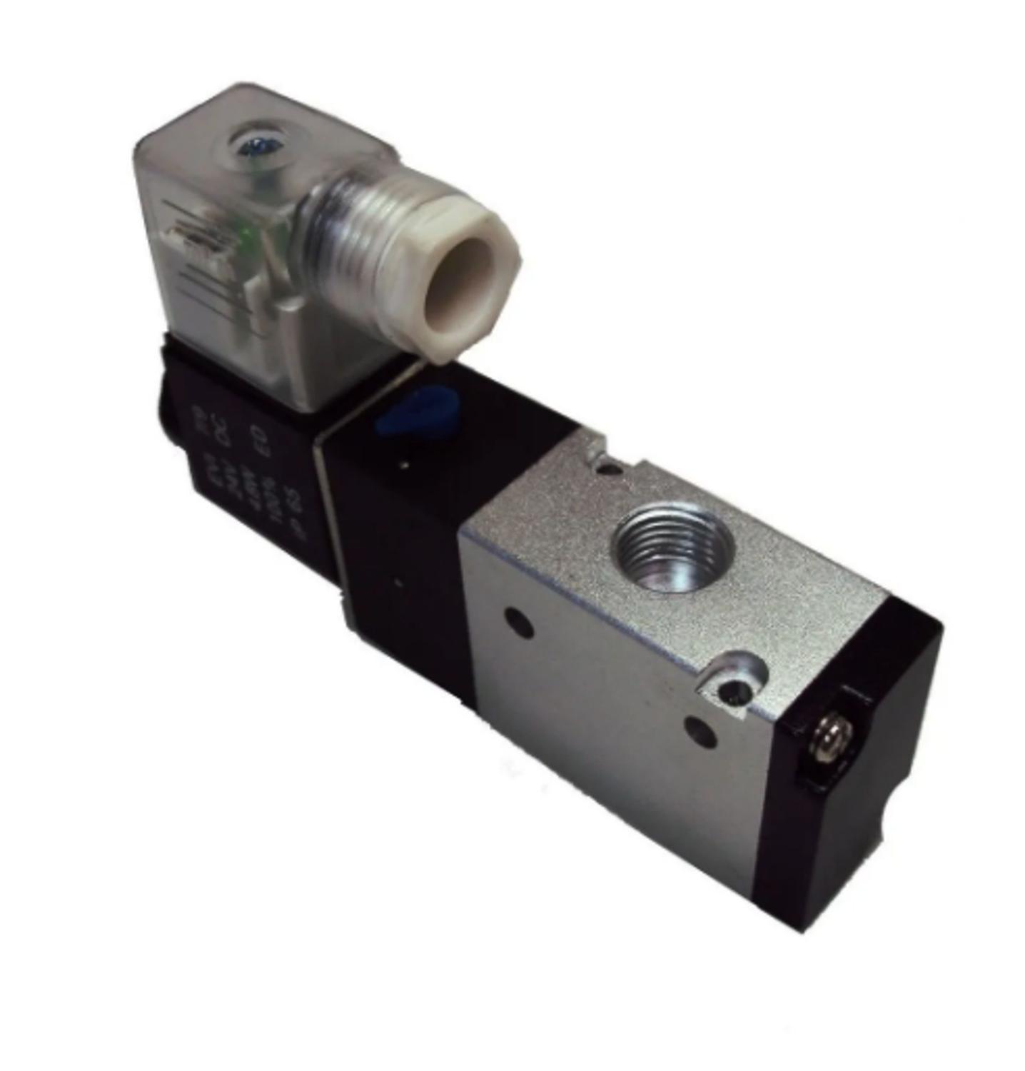 Válvula simples solenoide 3/2 vias rosca 1/4 normal fechada - Materiais Hidráulicos - Magazine Luiza