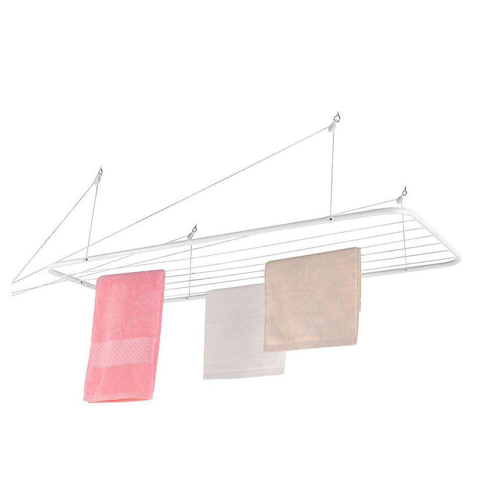 Varal De Teto 1,20m x 50cm 6 Varais Resistente Renovar Maxeb - Varal ...